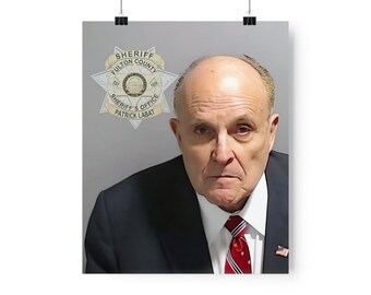Rudy Giuliani Mugshot Toilet Paper: Fulton County Georgia - Etsy