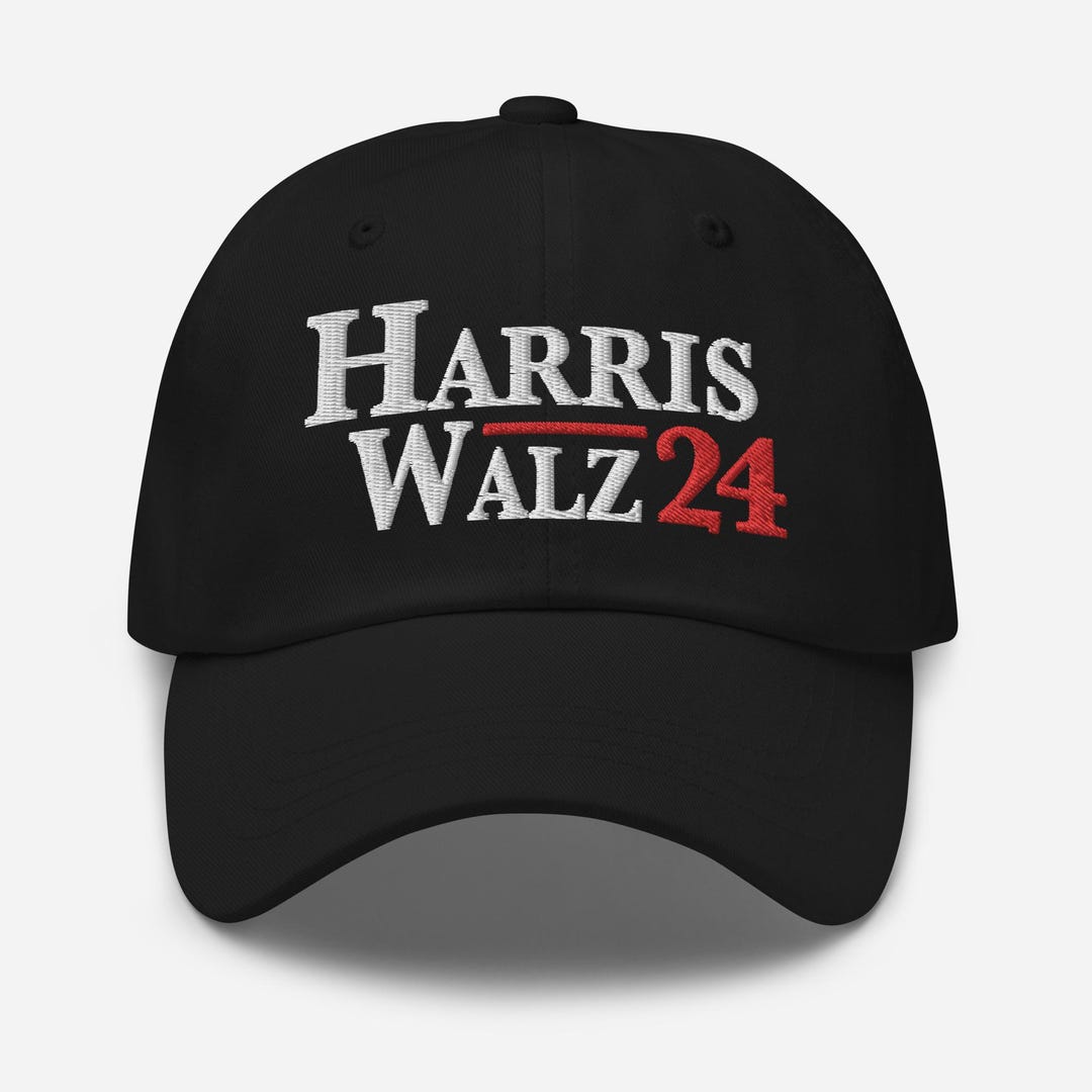 Kamala Harris Tim Walz 2024 Hat Embroidered Baseball Cap - Etsy