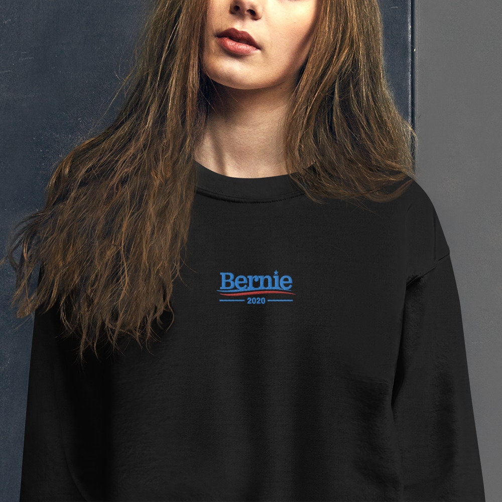 Bernie 2020 Sweatshirt Embroidered Bernie Sanders Hooded - Etsy