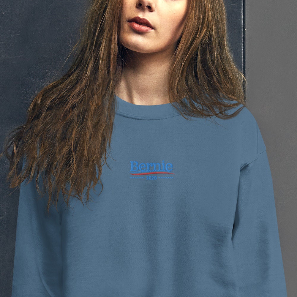 Bernie 2020 Sweatshirt Embroidered Bernie Sanders Hooded - Etsy