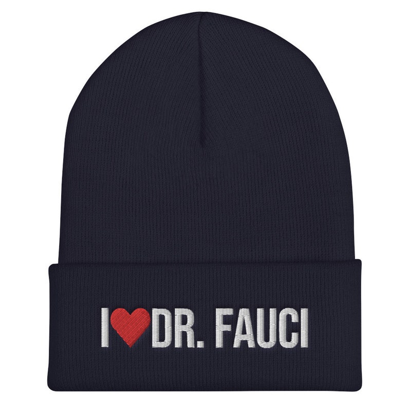 Dr Fauci Hat I Love Anthony Fauci Beanie | Etsy