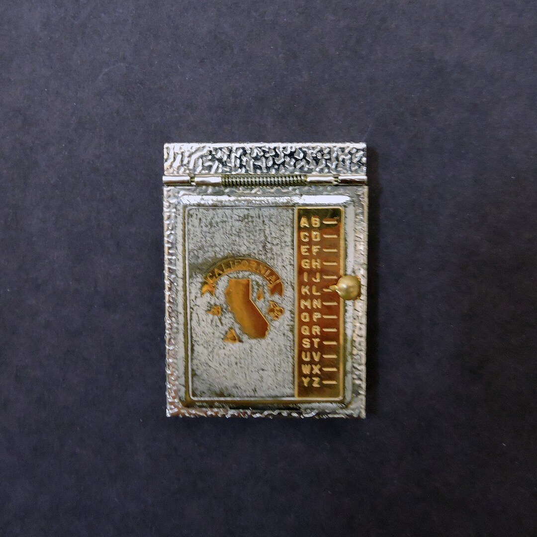 Telephone Directory Mini Address Phone Numbers Index Flip Open Pop up ...