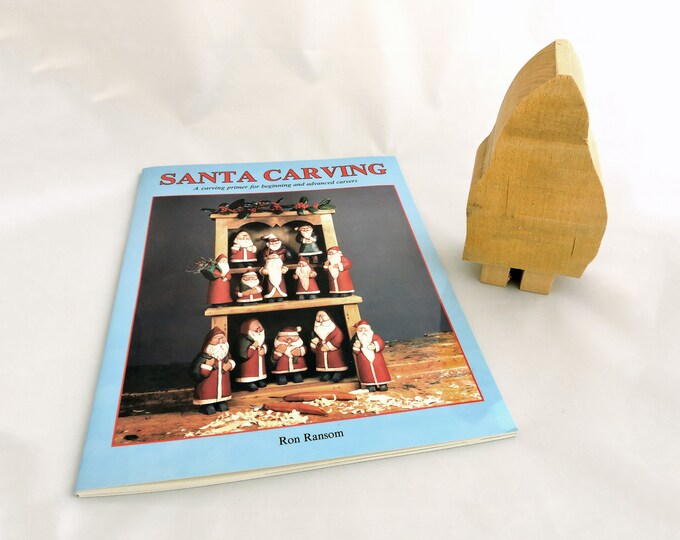 Santa Carving Ron Ransom Step-by-step Guide Blank Father Christmas - Etsy