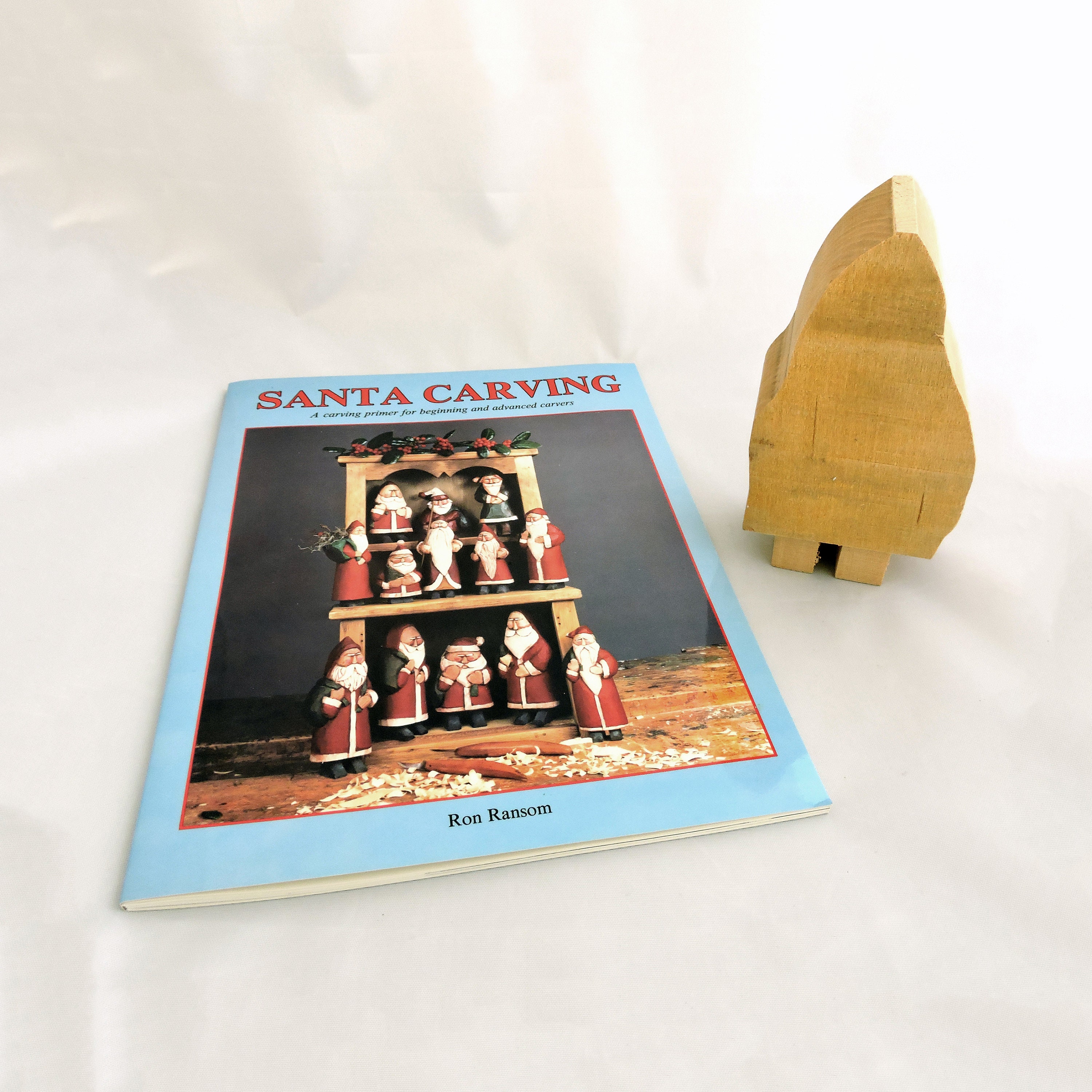 Santa Carving Ron Ransom Step-by-step Guide Blank Father Christmas - Etsy