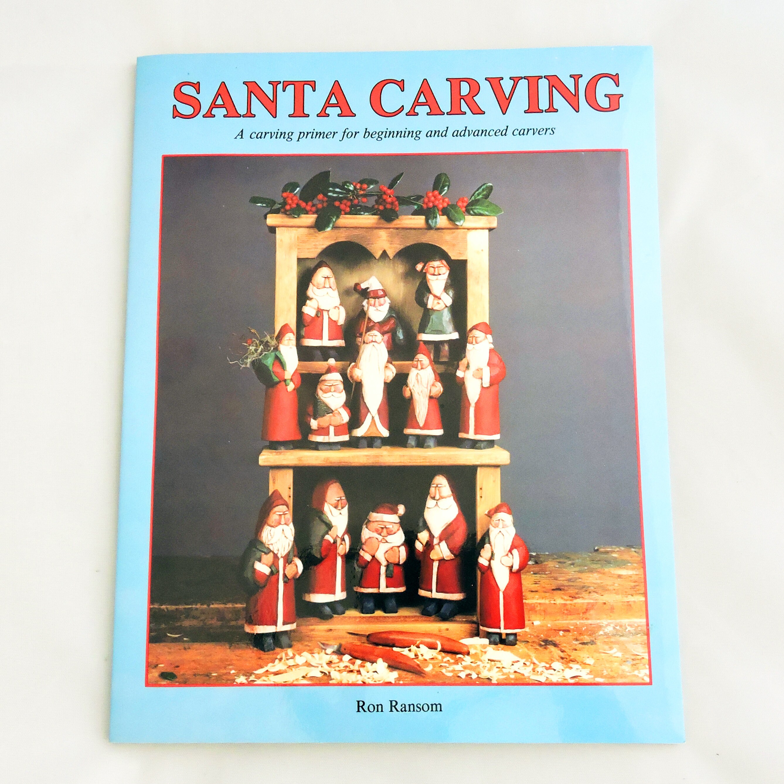 Santa Carving Ron Ransom Step-by-step Guide Blank Father Christmas - Etsy