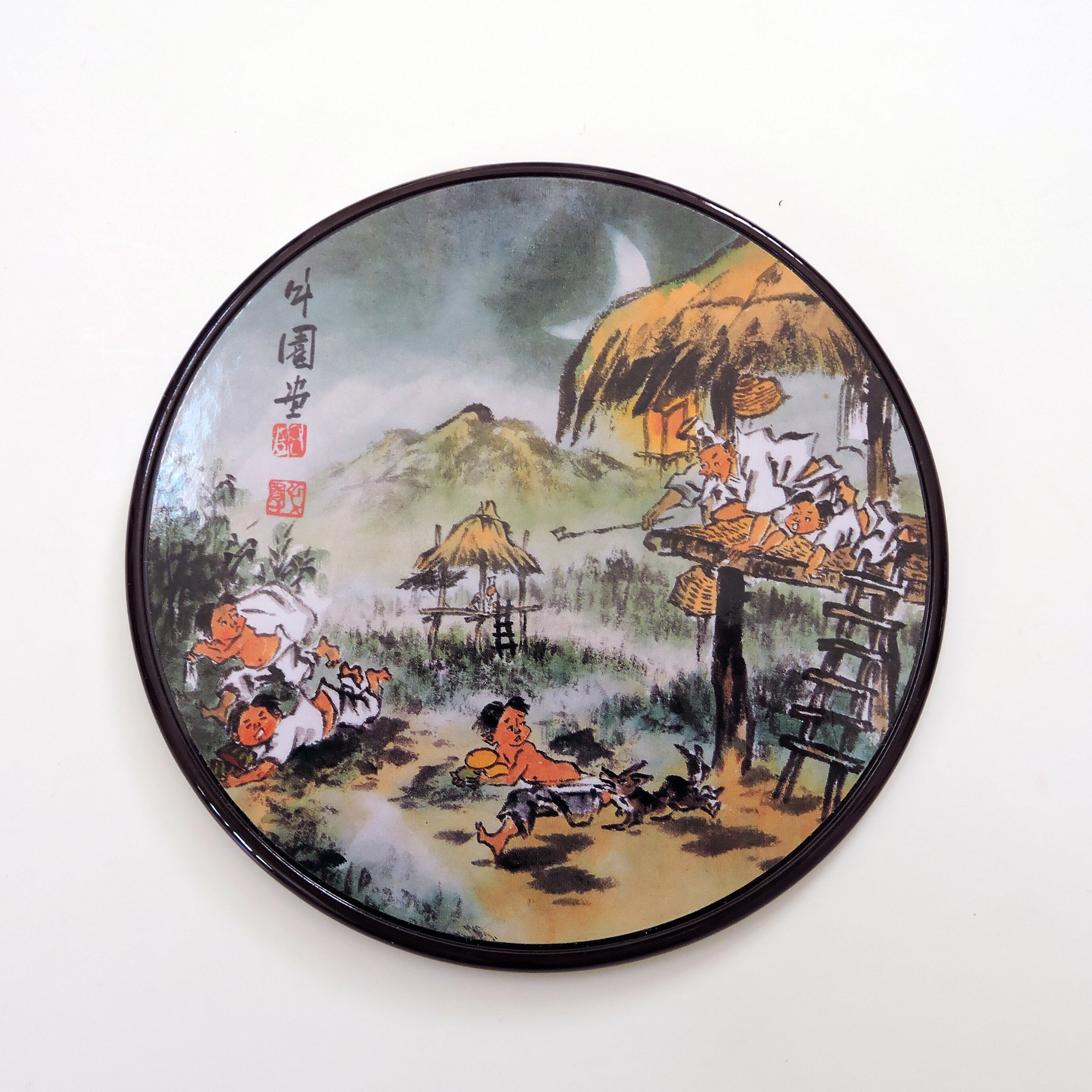 Korean Coasters Genre Painting Woowon Humorous Scenes of Korea - Etsy