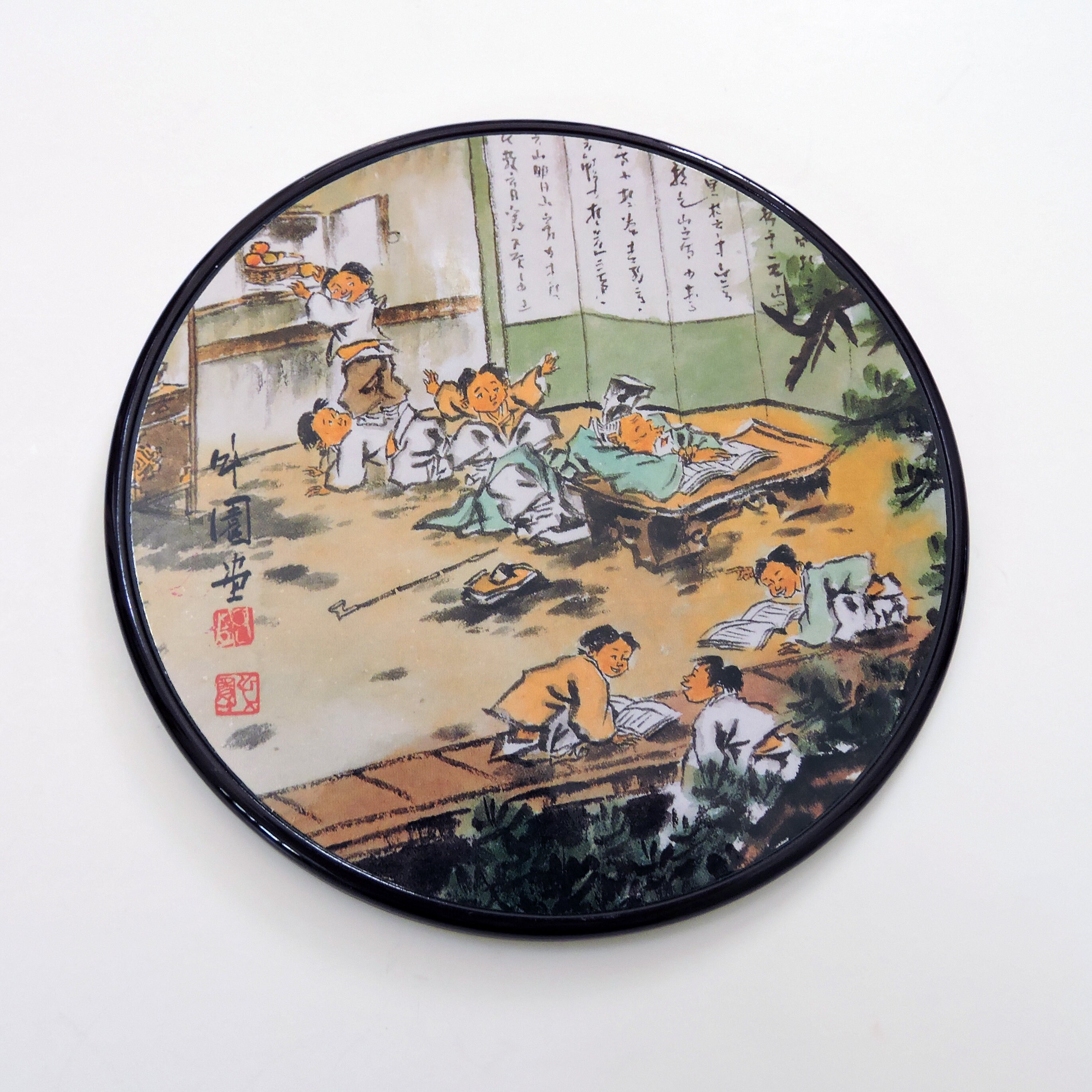 Korean Coasters Genre Painting Woowon Humorous Scenes of Korea - Etsy