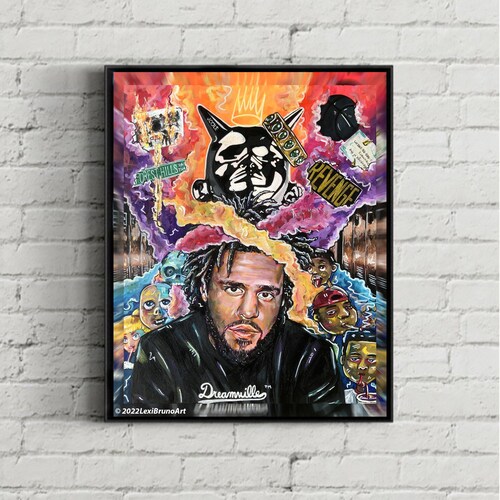 J Cole Poster 16x20 J Cole Wall Art J Cole Merch - Etsy