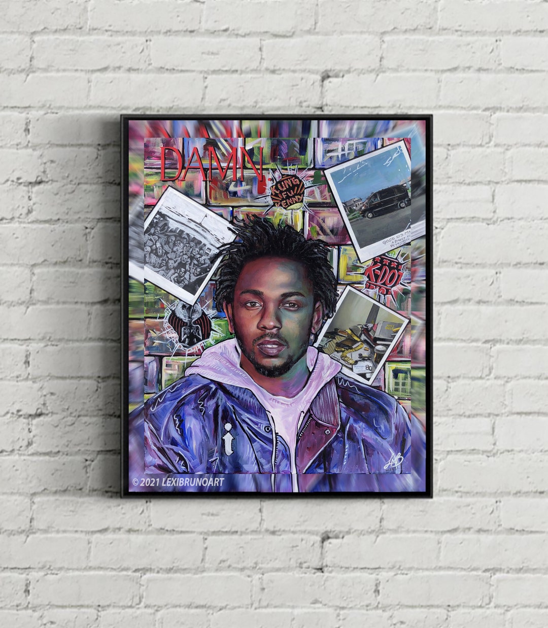 Diseño original de Kendrick Lamar. Póster de 16x20 Impresión artística ...