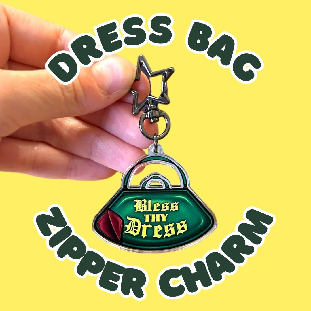 Bless They Dress // Irish Dance Dress Bag Charm & Zipper Pull - Etsy