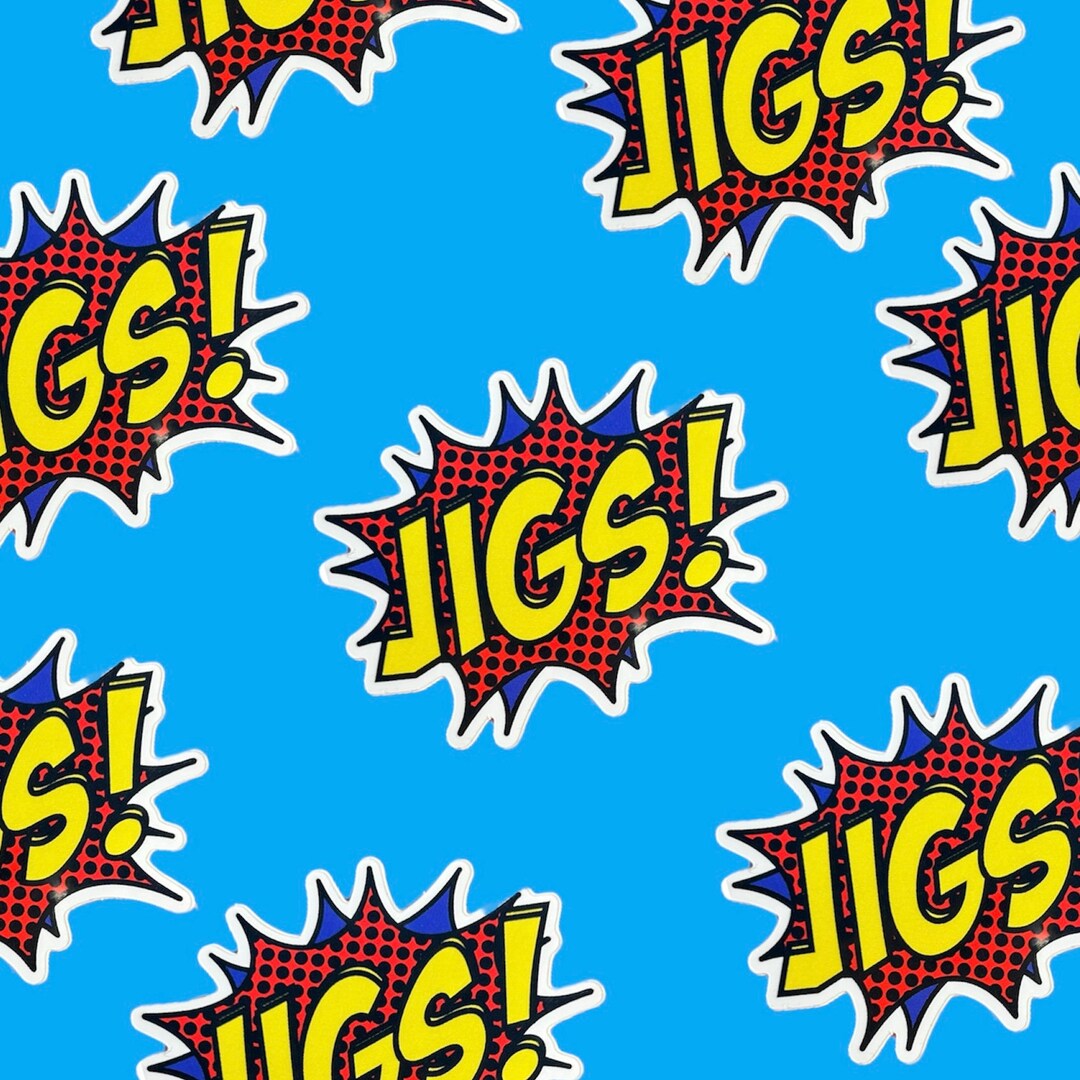 Jigs! Comics Text Sticker // Irish Dance Sticker for Water Bottle ...