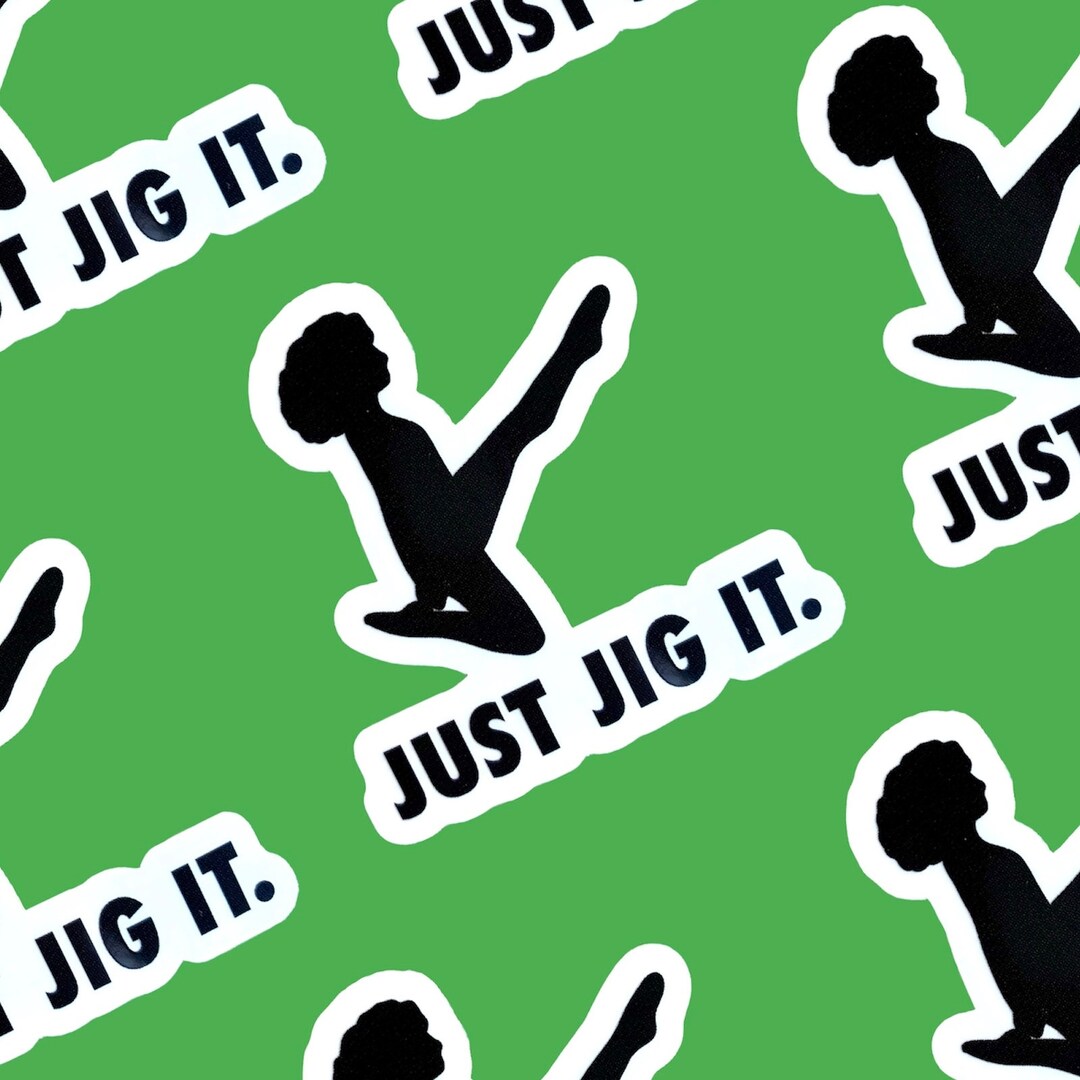 Just Jig It Clear Irish Dance Sticker // Irish Dance Sticker for Water ...