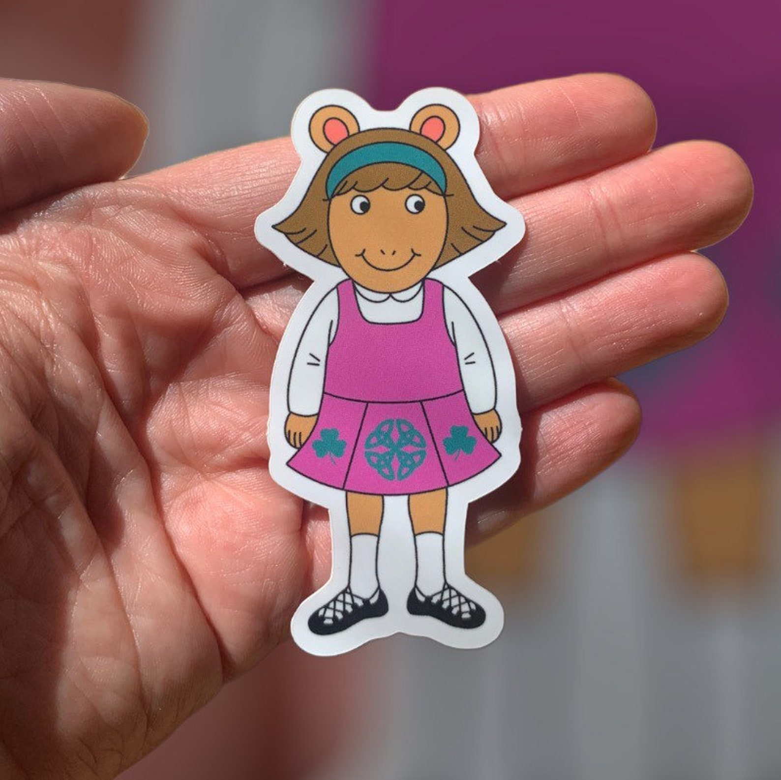 First Feis DW Sticker // Arthur Kids Cartoon Irish Dance - Etsy