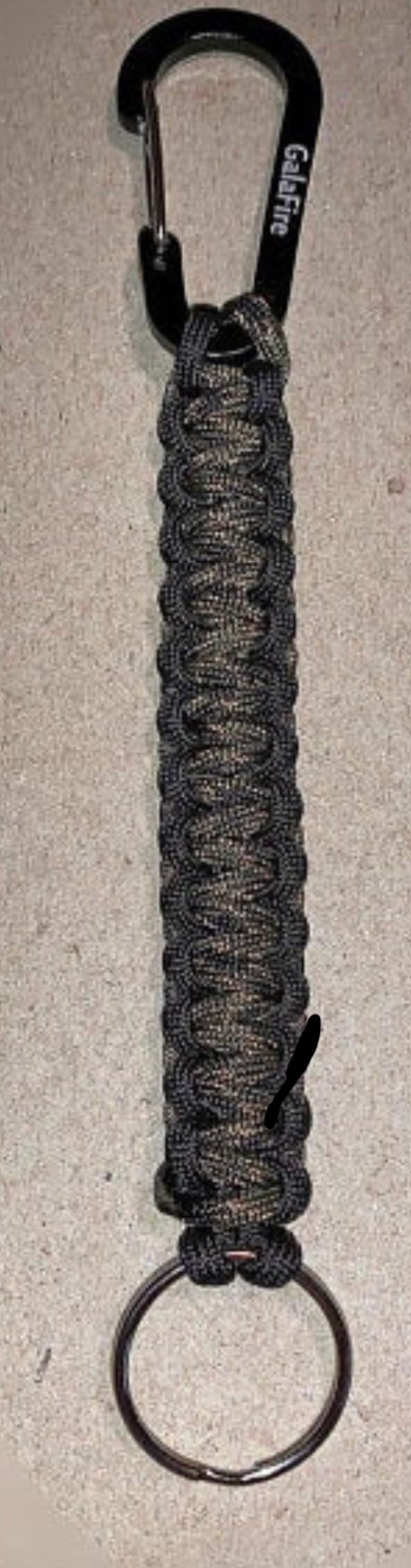 Carabiner Paracord Keychain - Etsy