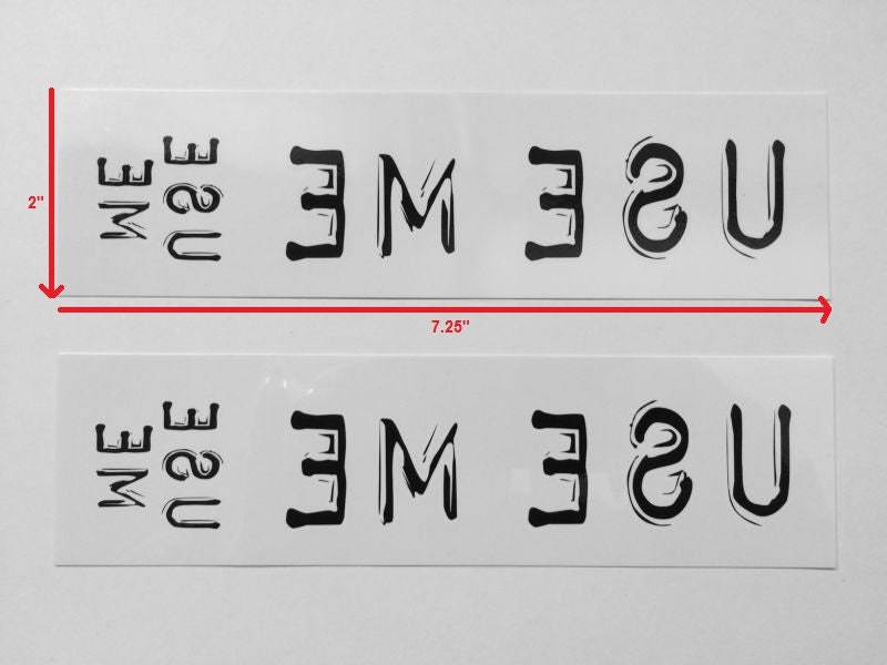 Use Me Naughty Temporary Tattoo in Black - Etsy