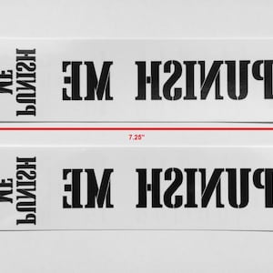 Punish Me Naughty Temporary Tattoo in Black - Etsy