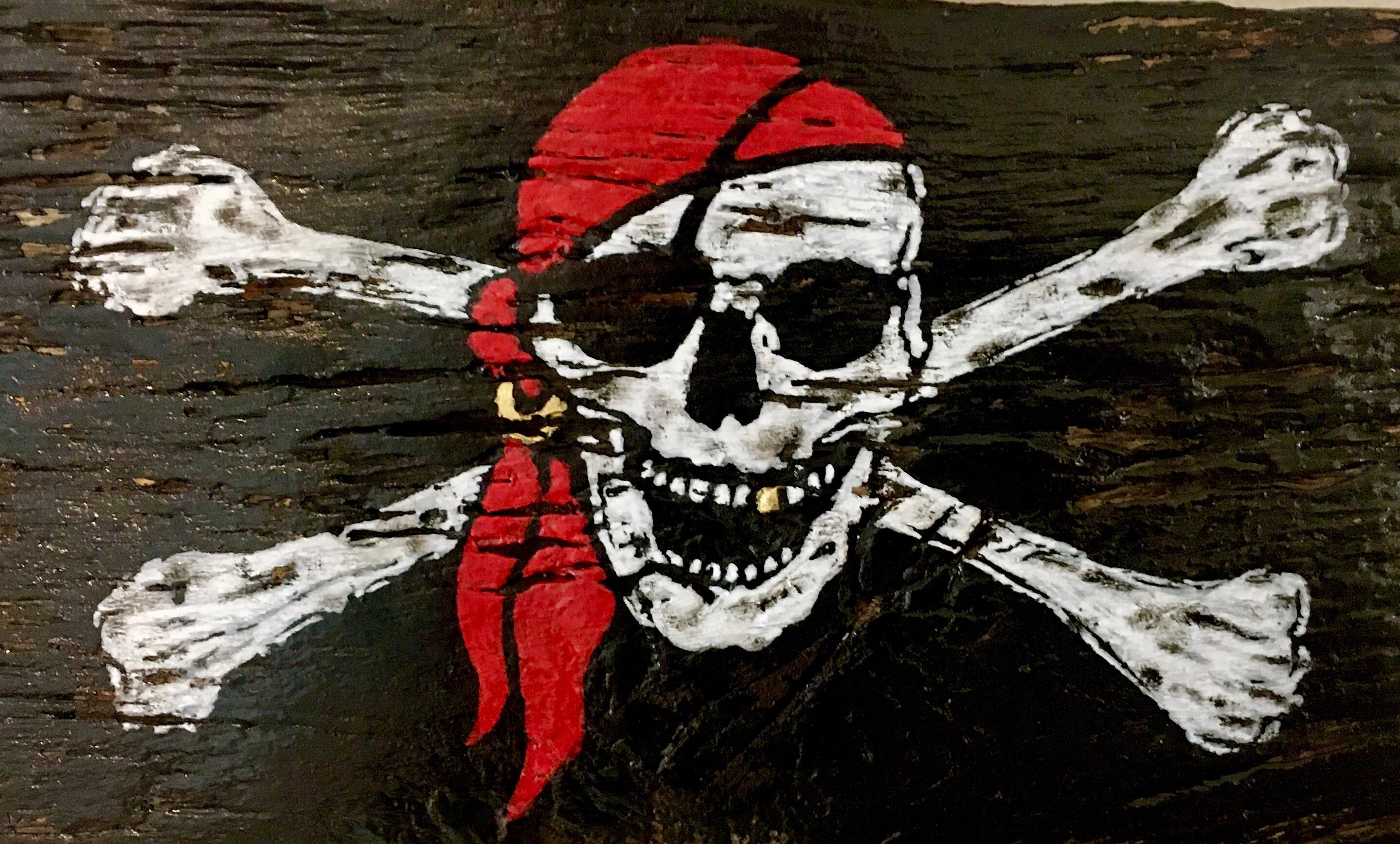 Custom Hand-painted Wood Pirate Sign - Etsy