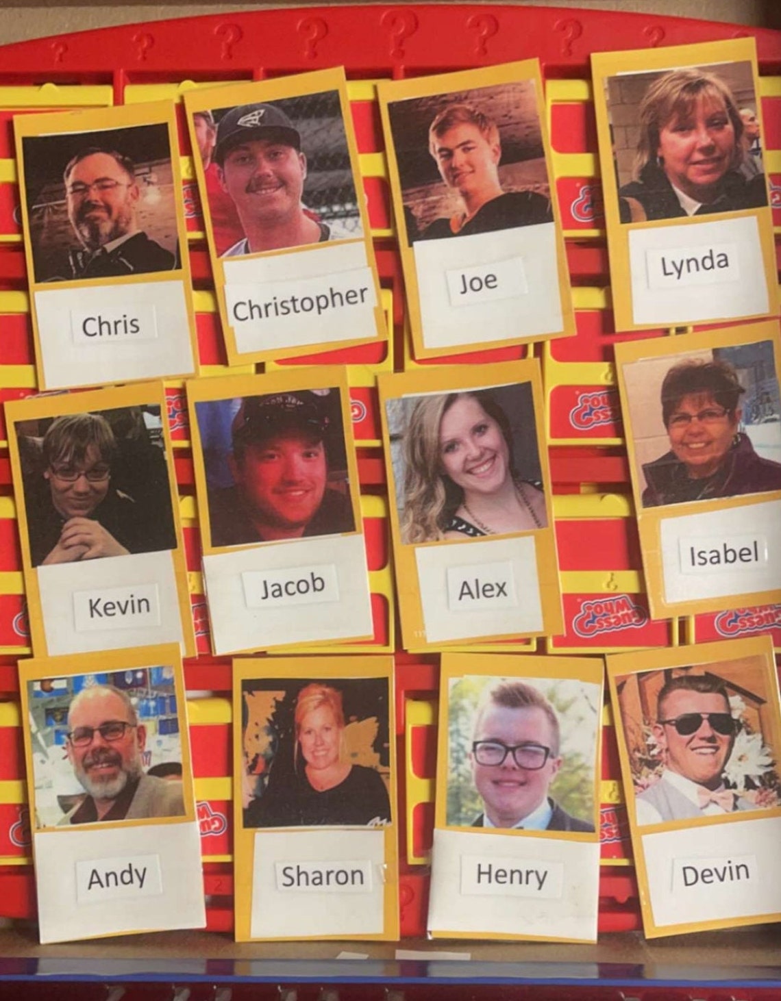 Family Guess Who | Etsy