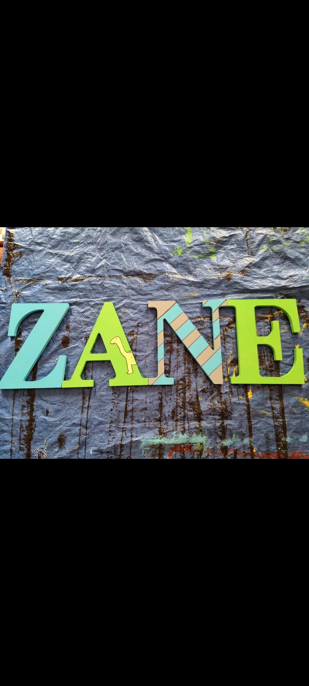 Custom Painted Names - Etsy
