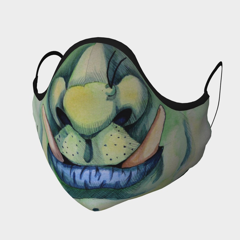 Shrek Face Mask - Etsy