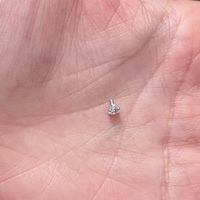 14K 16G Solid Gold Dermal Piercing/internally Threaded Dermal Anchor ...