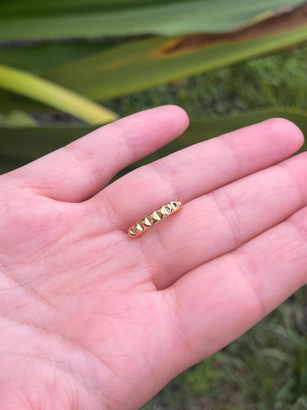 14k Gold Diamond Cut Belly Button Ring Navel Ring Clicker Solid Gold ...