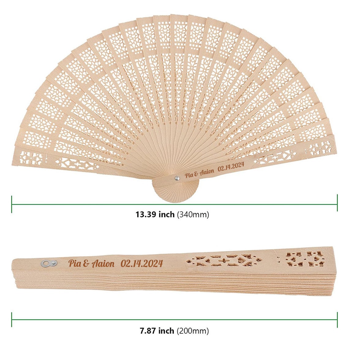 Personalized Wedding Favors Wood Fans, Bulk Customized, Gifts for Gifts ...