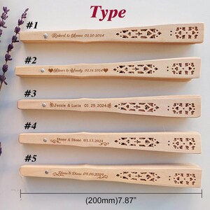 Personalized Wedding Favors Wood Fans, Bulk Customized, Gifts for Gifts ...