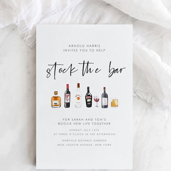 Stock the Bar - Etsy