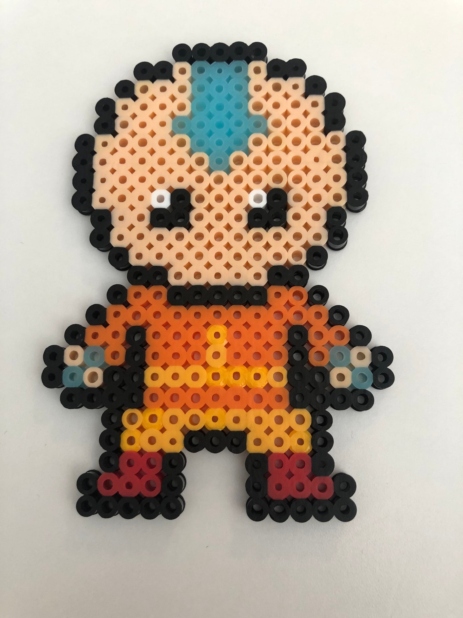 Avatar Figure Perler Beads Aang Katara Sokka Toph | Etsy Avatar Figure Perler Beads Aang Katara Sokka Toph | Etsy