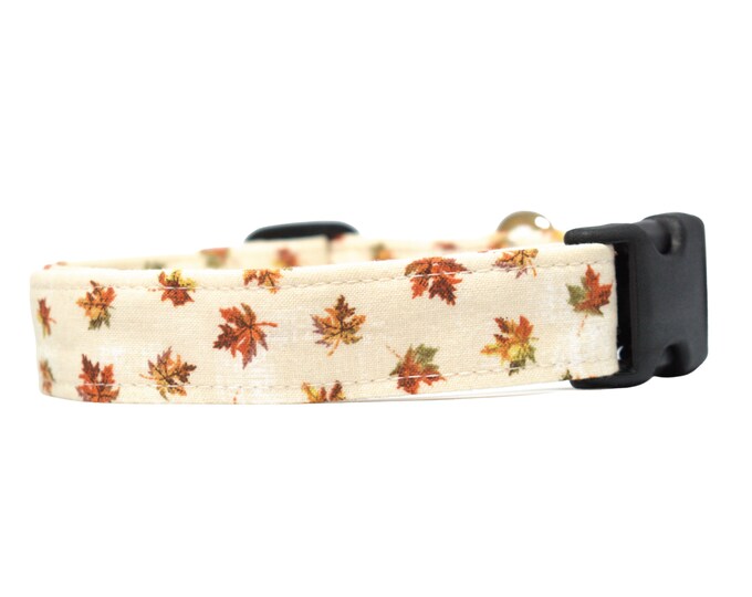 Maple Leaf Dog | Maple Leaf Cat Collars | 100% Soft Cotton Fabric ...