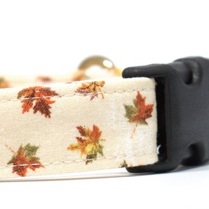 Maple Leaf Dog Maple Leaf Cat Collars 100% Soft Cotton | Etsy