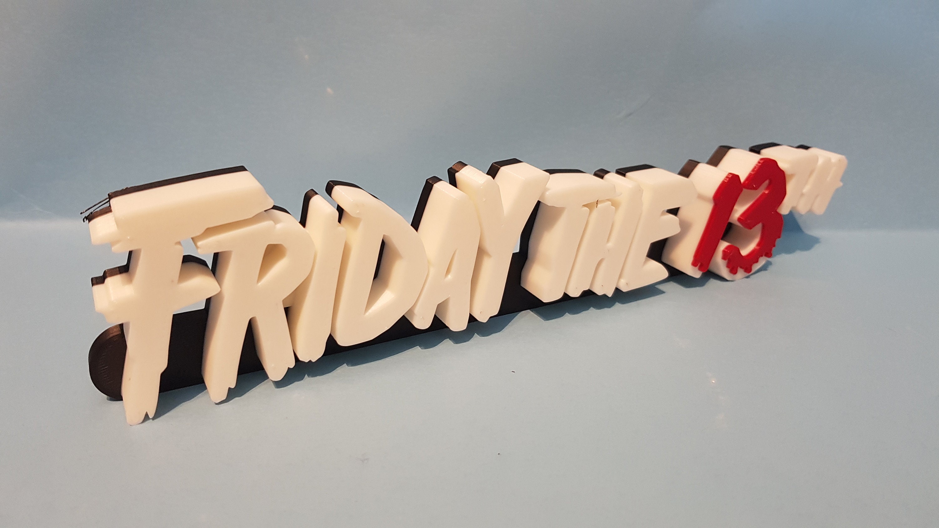 Friday the 13th 3D Printed Movie Logo Door or Wall Plaque. - Etsy UK