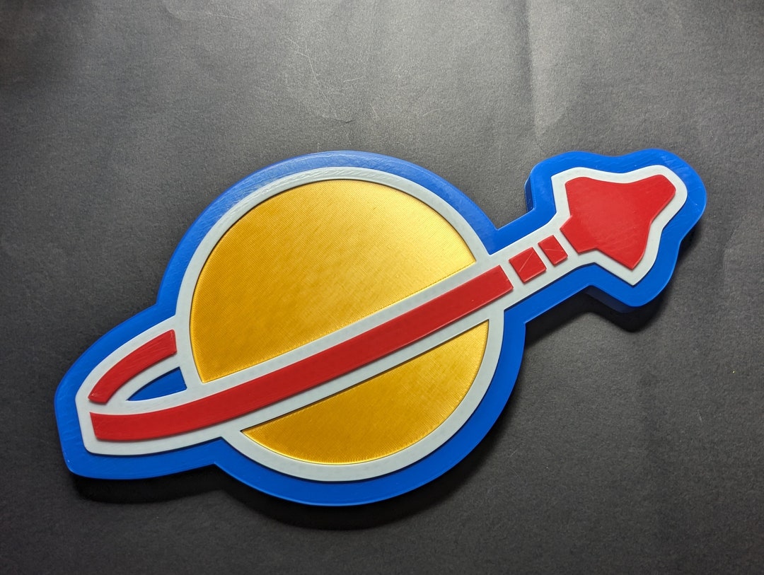 Classic Brick Toy SPACE LOGO. 3D Printed Brick Toy Logo This is a Great ...