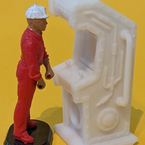Steampunk Arcade Cabinet 3D Printed for Scale Models. Choose the Scale ...