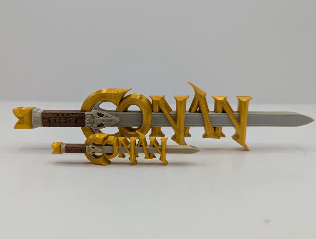 Conan 3D Printed Logo for Desk Stand or Mount an a Wall. va - Etsy