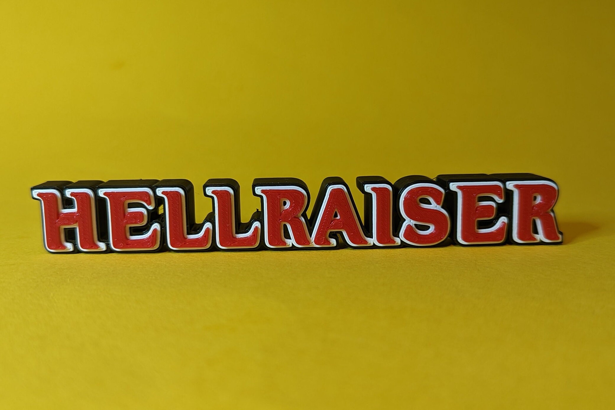 Hellraiser 3D Printed Movie Logo for Desk Stand or Mount - Etsy UK