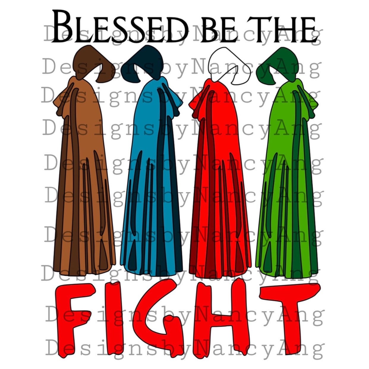 The Handmaid's Tale Blessed Be the Fight SVG - Etsy