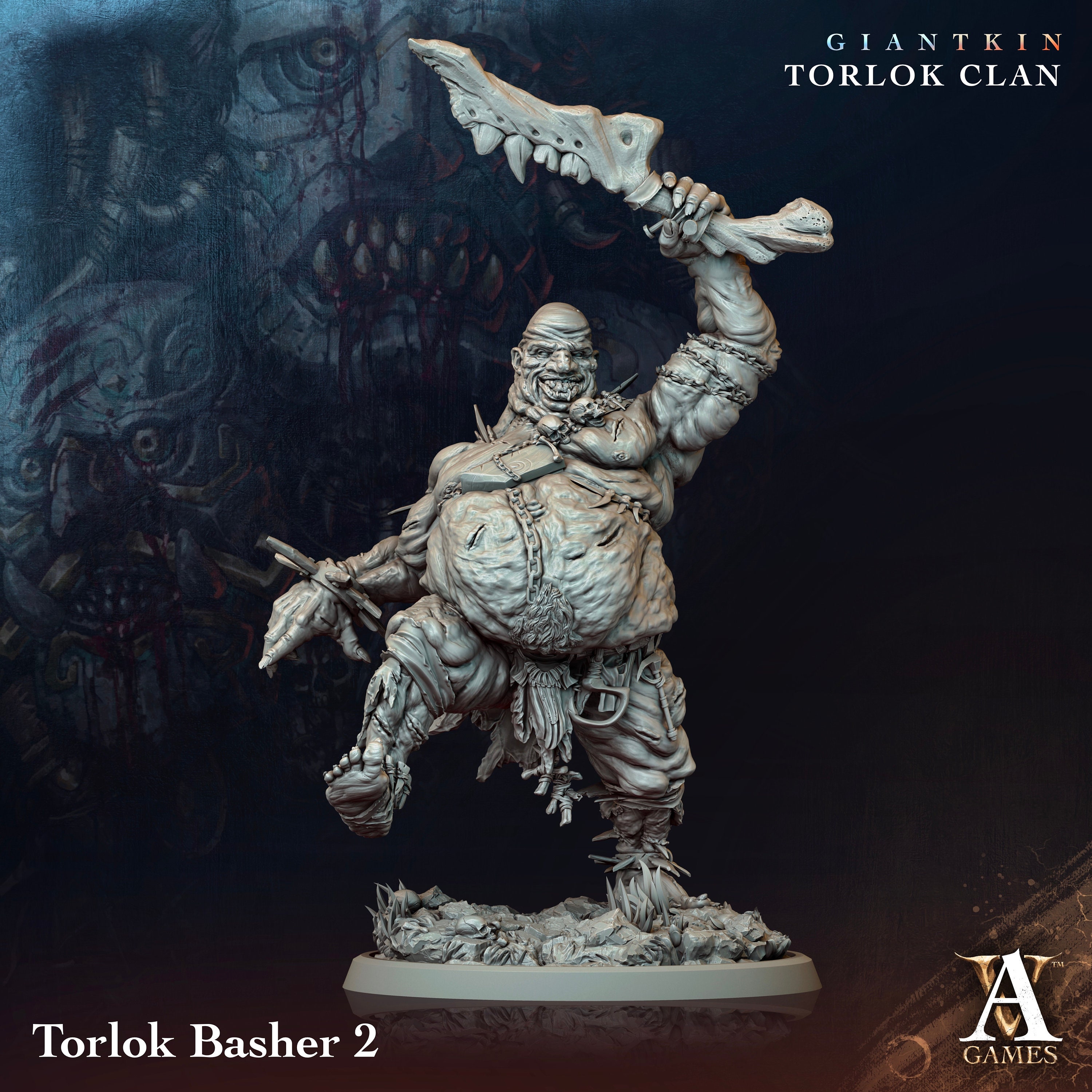 Torlok Basher-torlok Matron-miniatures-archvillain Games - Etsy