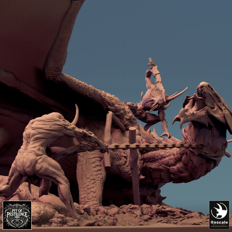 Legendary Metallic Brass Dragon Take off – Mounted, Saddle & Wild ...