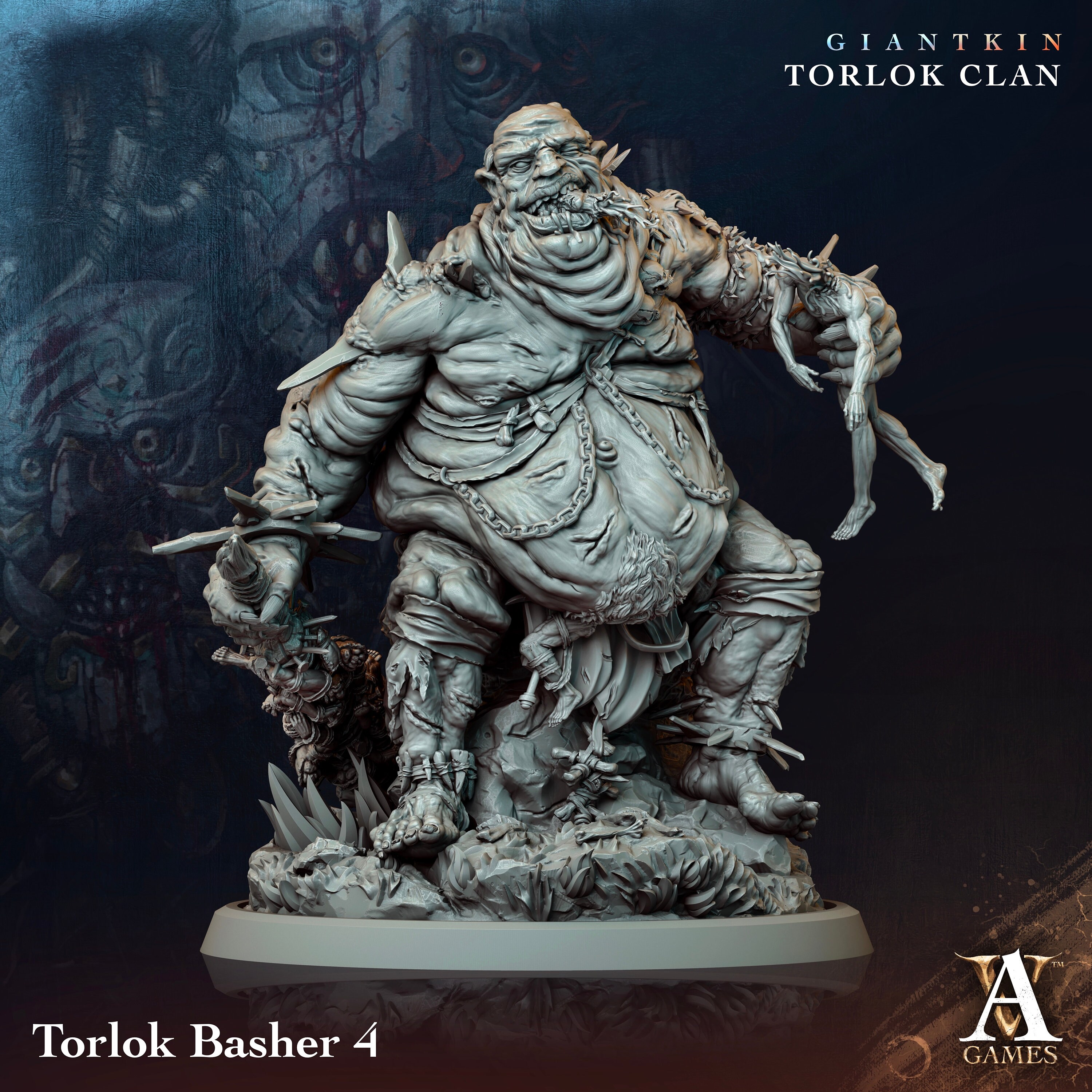 Torlok Basher-torlok Matron-miniatures-archvillain Games - Etsy