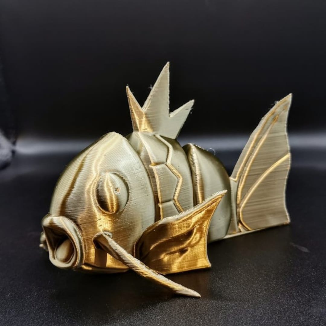 3D Printed Articulated Magikarp - Custom Resin Options, High Resolution ...