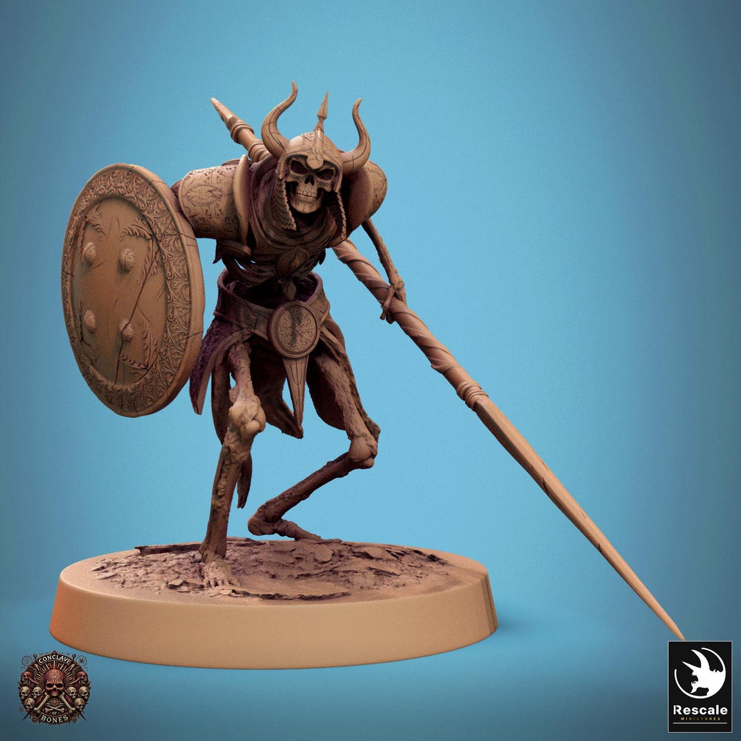 Persian Skeleton Group Two-conclave of Bones- Rescale Miniatures - Etsy