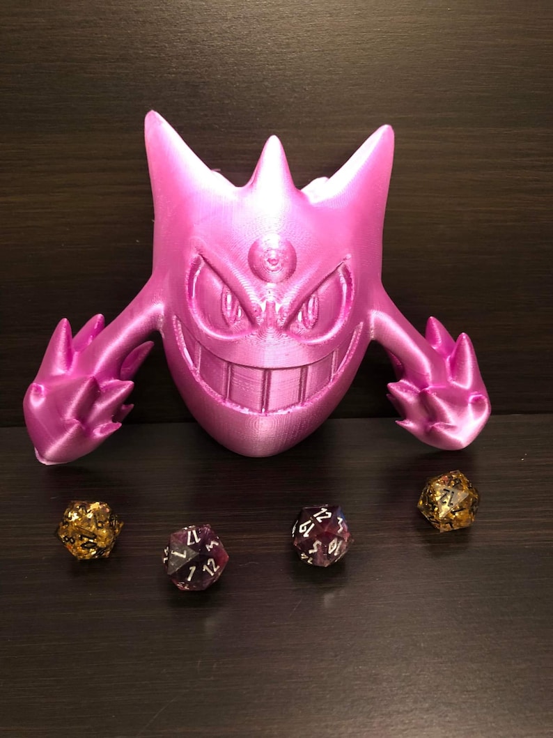 Gengar Evolution Wall Decor - 4K Printed Sculptures, Unpainted or ...