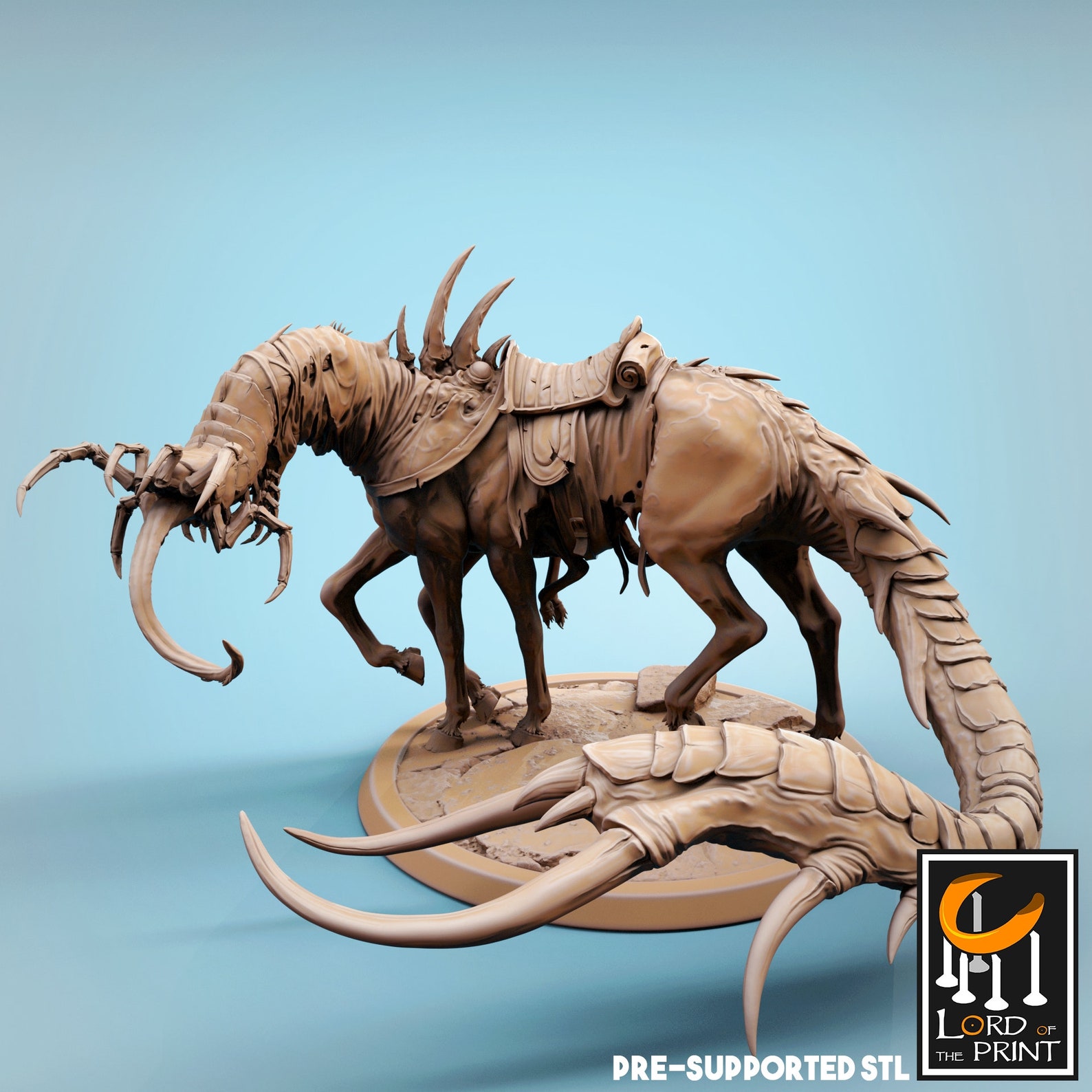Corrupted Horse Lord of Print 3D Printed - Etsy