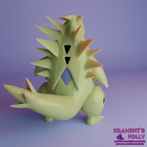 3D Printed Tyranitar Pokemon Figure | Various Filament Options | 4k ...
