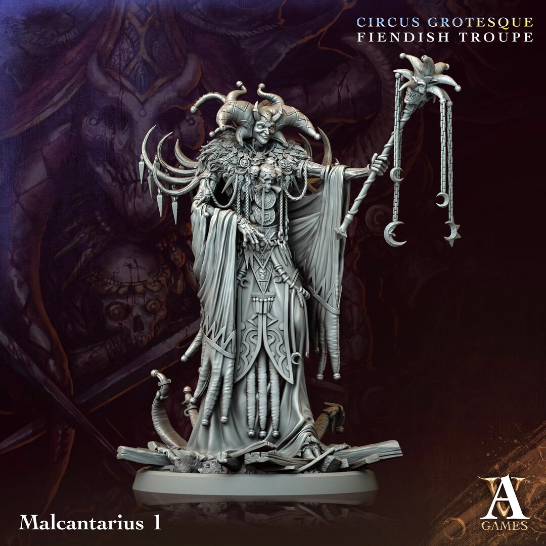 Malcantarius-moritus -circus Grotesque - Fiendish Troupe-archvillain ...