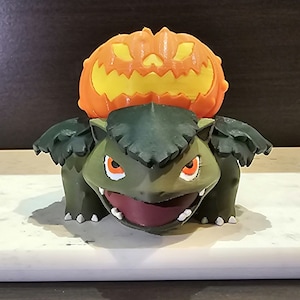 Spooky Halloween Bulbasaur Evolution Figure in 4k Resolution - Easy ...