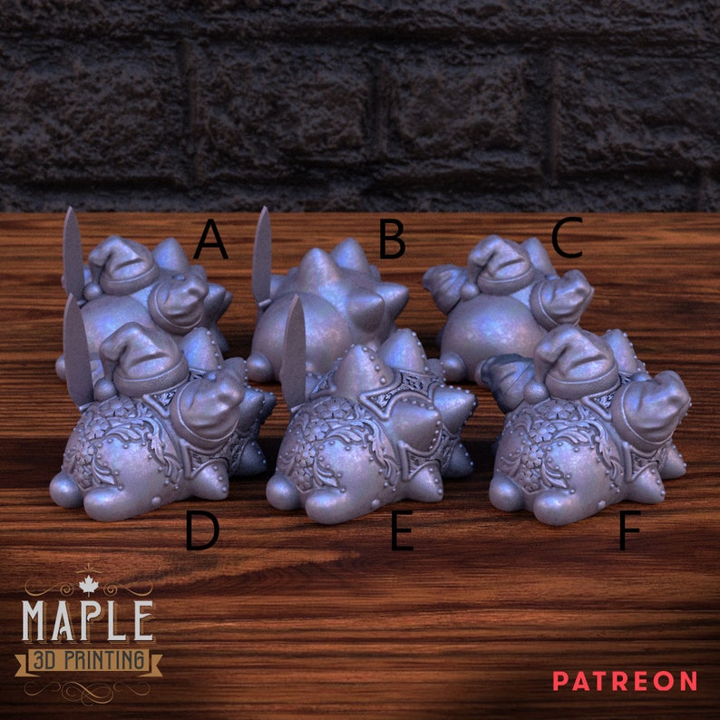 Customizable 3D Printed Snom Figure – Licensed Maple Listing – 4K ...