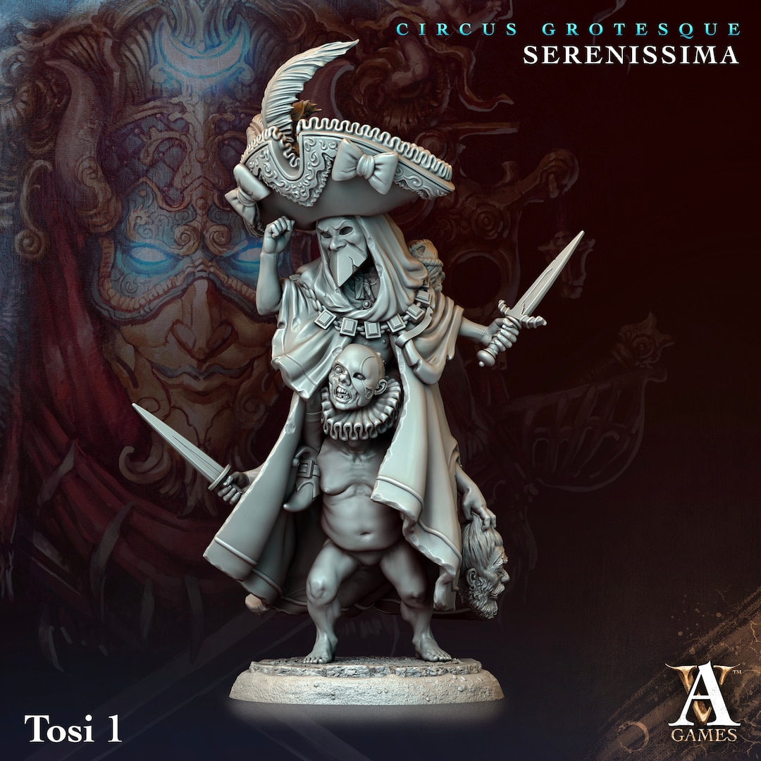 Tosi-circus Grotesque- Miniatures-archvillain Games - Etsy